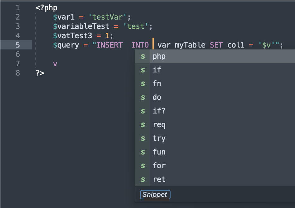 ST4 not suggests all words for autocomplete within other scopes in the same PHP file · Issue ...