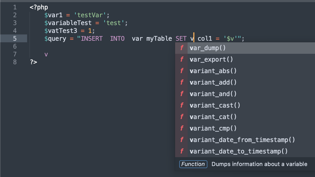 ST4 not suggests all words for autocomplete within other scopes in the same PHP file · Issue ...