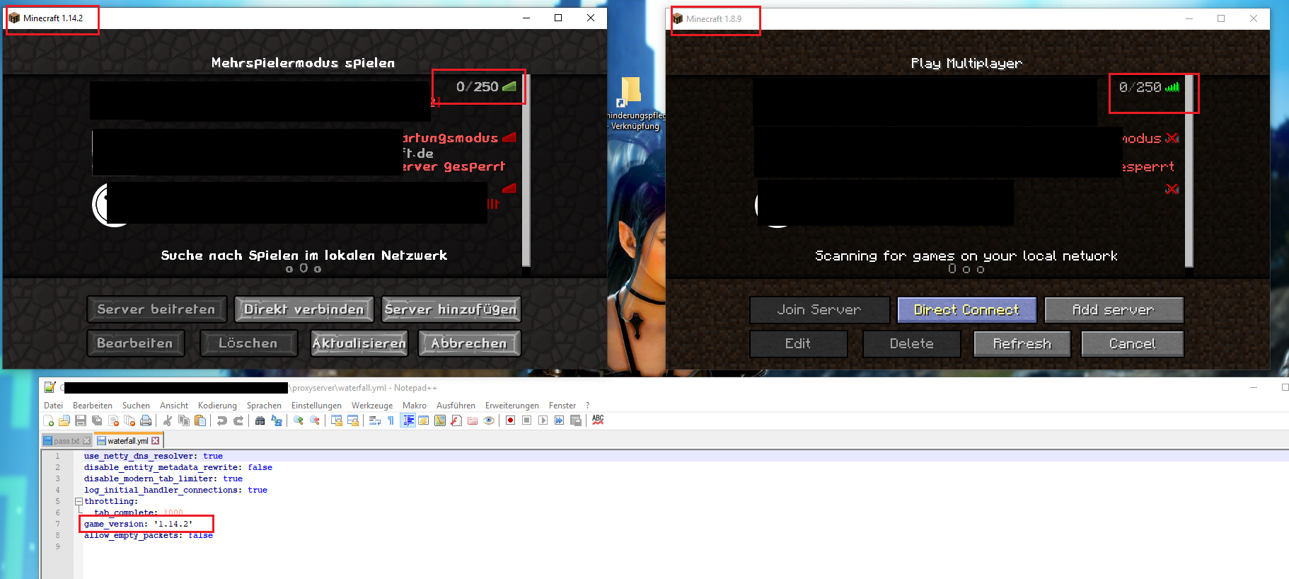 "game_version:" not working in 289? · Issue #411 · PaperMC/Waterfall · GitHub
