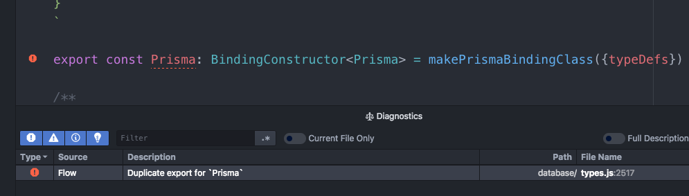 Duplicate Export For `prisma` Flow Generation · Issue 187 · Prisma Labsprisma Binding · Github