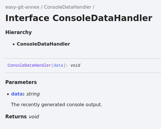 Documentation for one interface is not generated and produces 'does not have any documentation ...