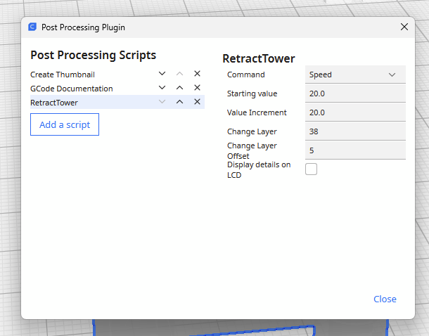 RetractTower Script is doing nothing · Issue #130 · 5axes/Calibration-Shapes · GitHub