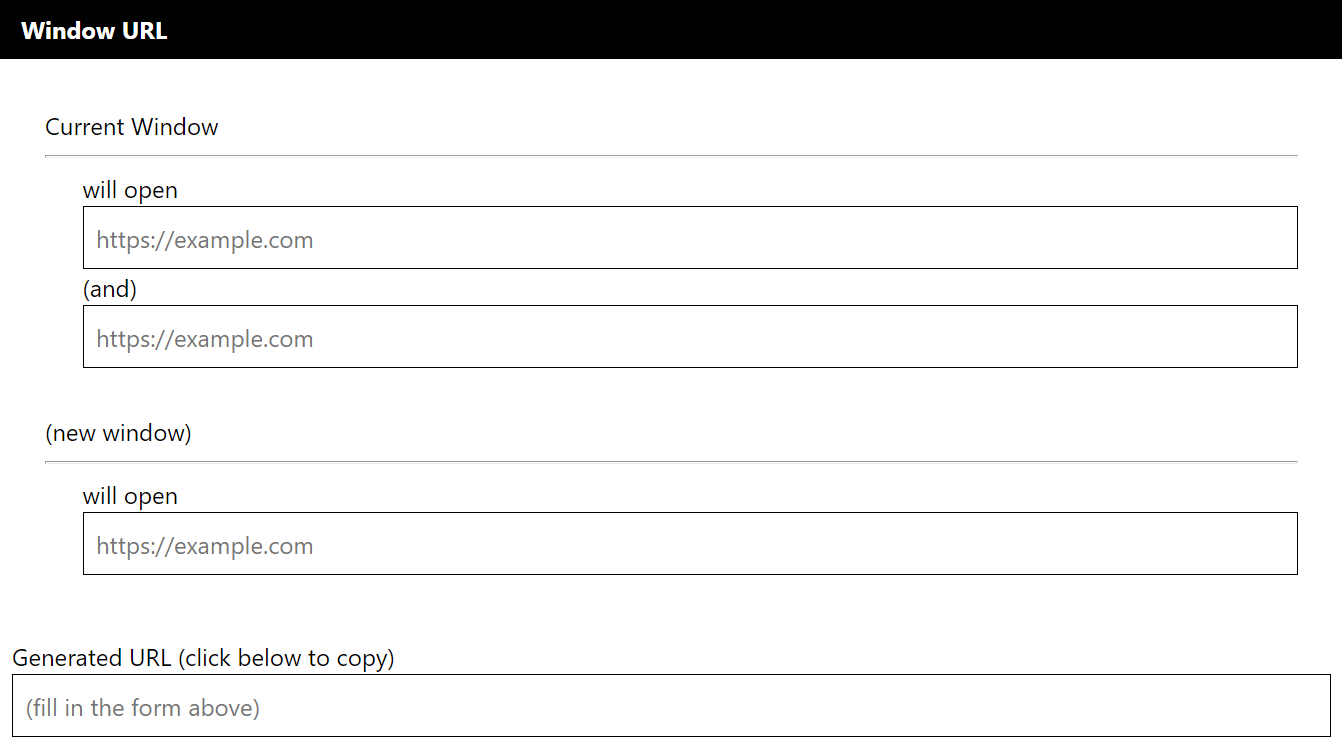 GitHub - sshh12/window-url: A simple tool for creating links that open new windows.