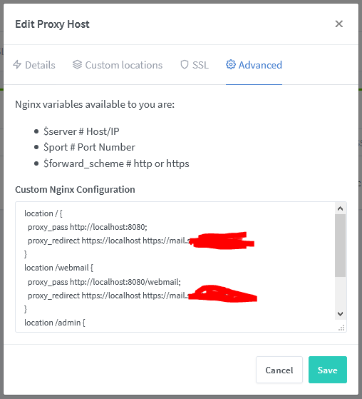 502 Bad Gateway when using Nginx Proxy Manager and Mailu · Issue #1097 · NginxProxyManager/nginx ...