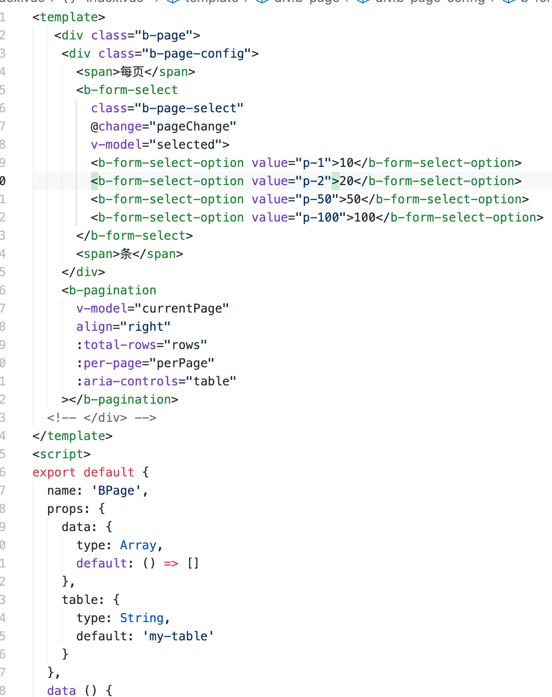 Add A Changeable Selection For Page Size To A Pagination Issue 6701