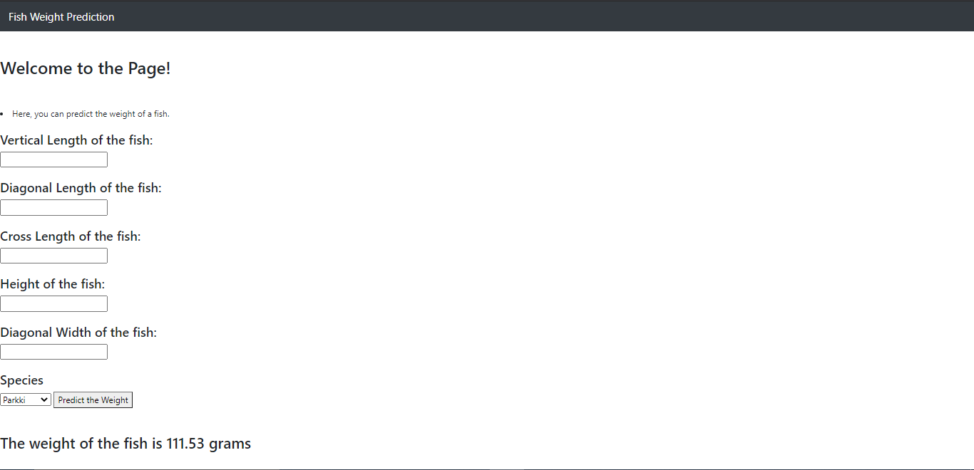 GitHub - Abhilashup/Fish-Weight-Prediction-Deployment: A machine ...