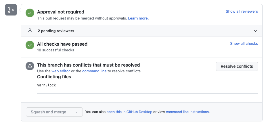 Create github action to automatically resolve conflicts in yarn.lock or go.mod files · Issue ...