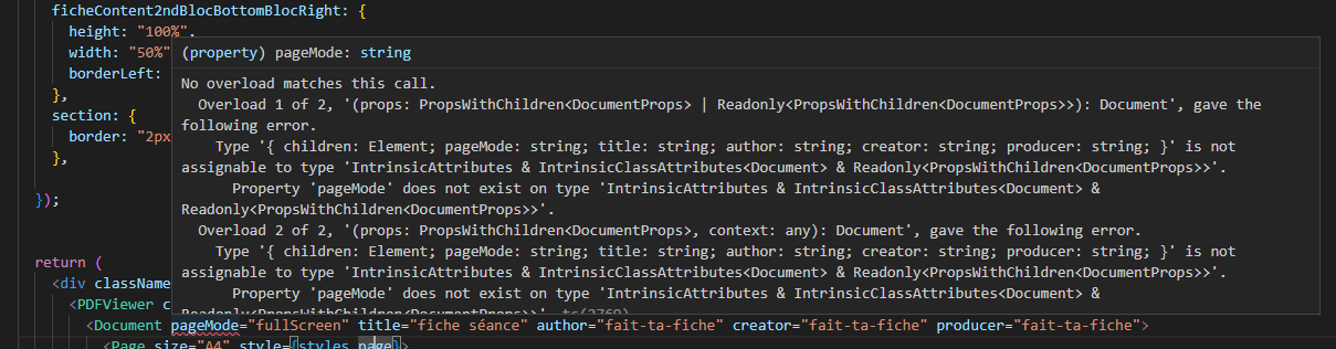 Missing props types on Document element · Issue #2231 · diegomura/react-pdf · GitHub