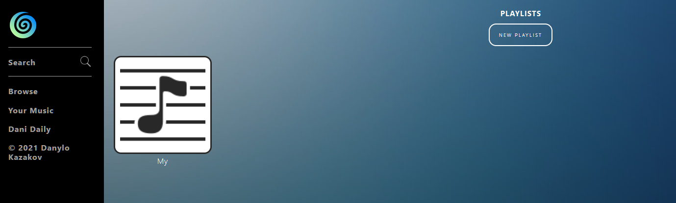 GitHub - danylokazakov/soundphase: Webpage for streaming music, created ...