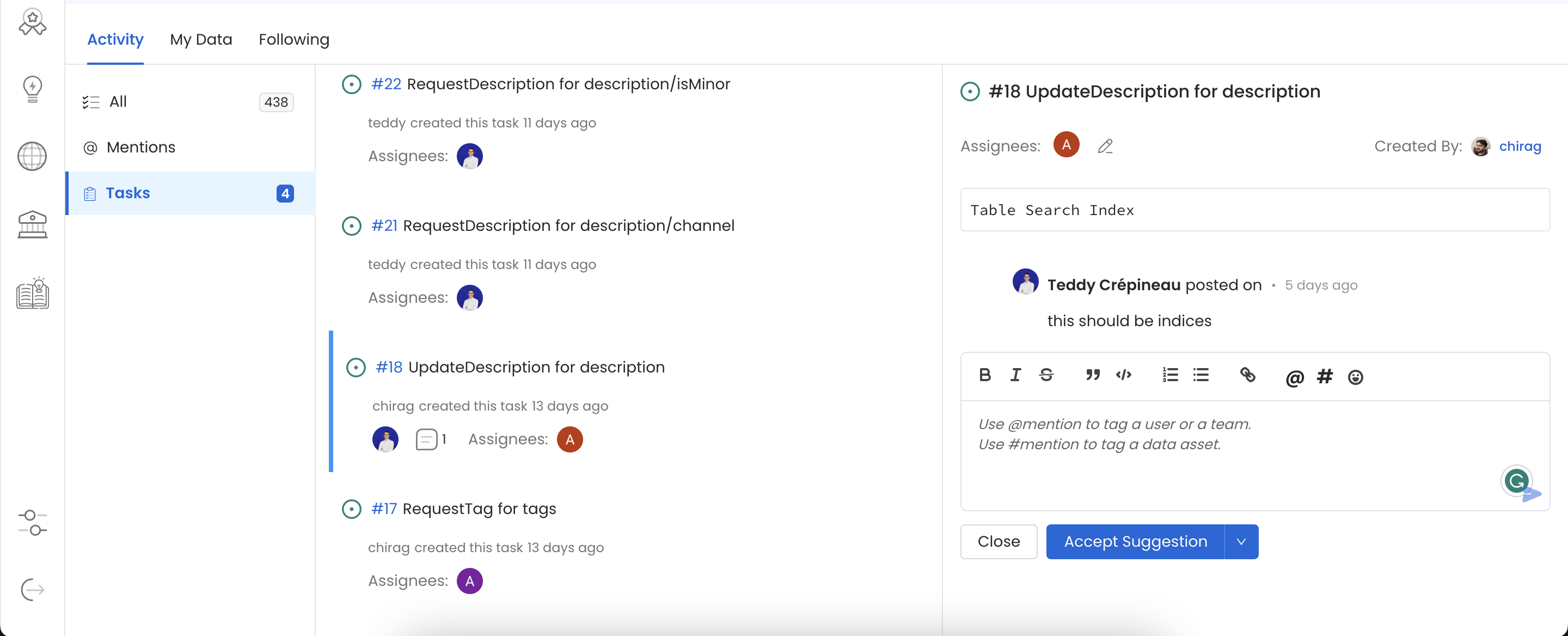 Placement of Accept Suggestion is creating a confusion between Conversation message and Accept ...