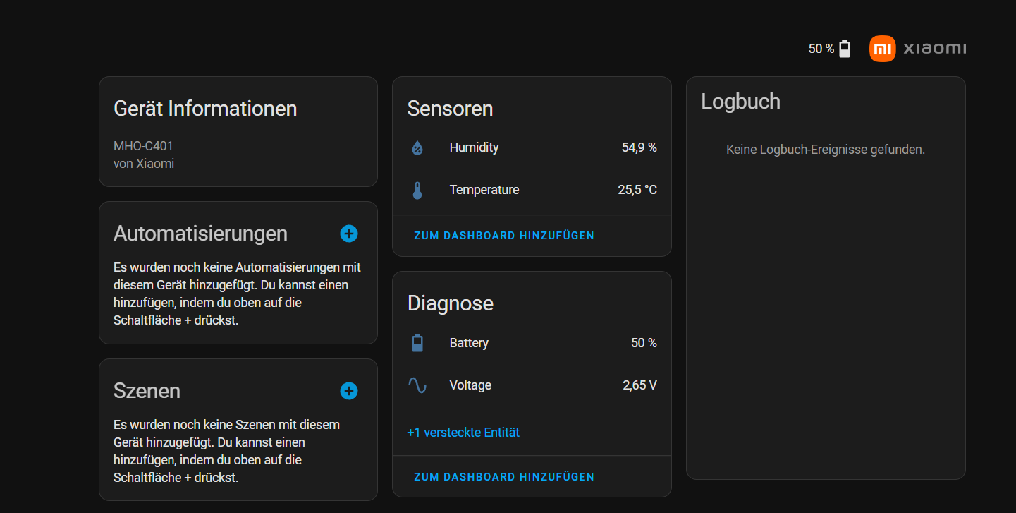 MHO-C401 not recognized · Issue #3954 · esphome/issues · GitHub