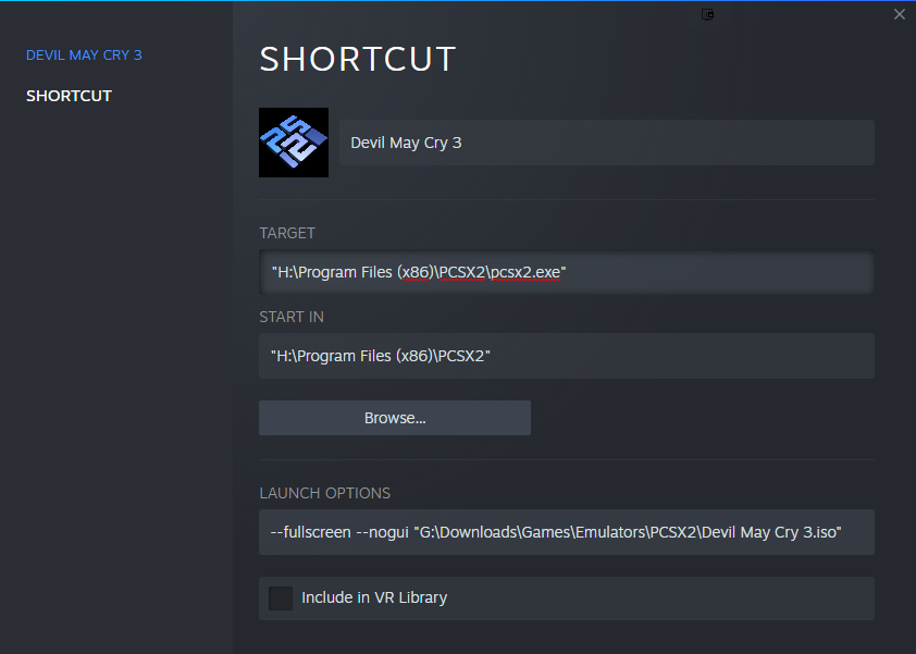 Command line arguments not being input in to Steam "Launch Options ...