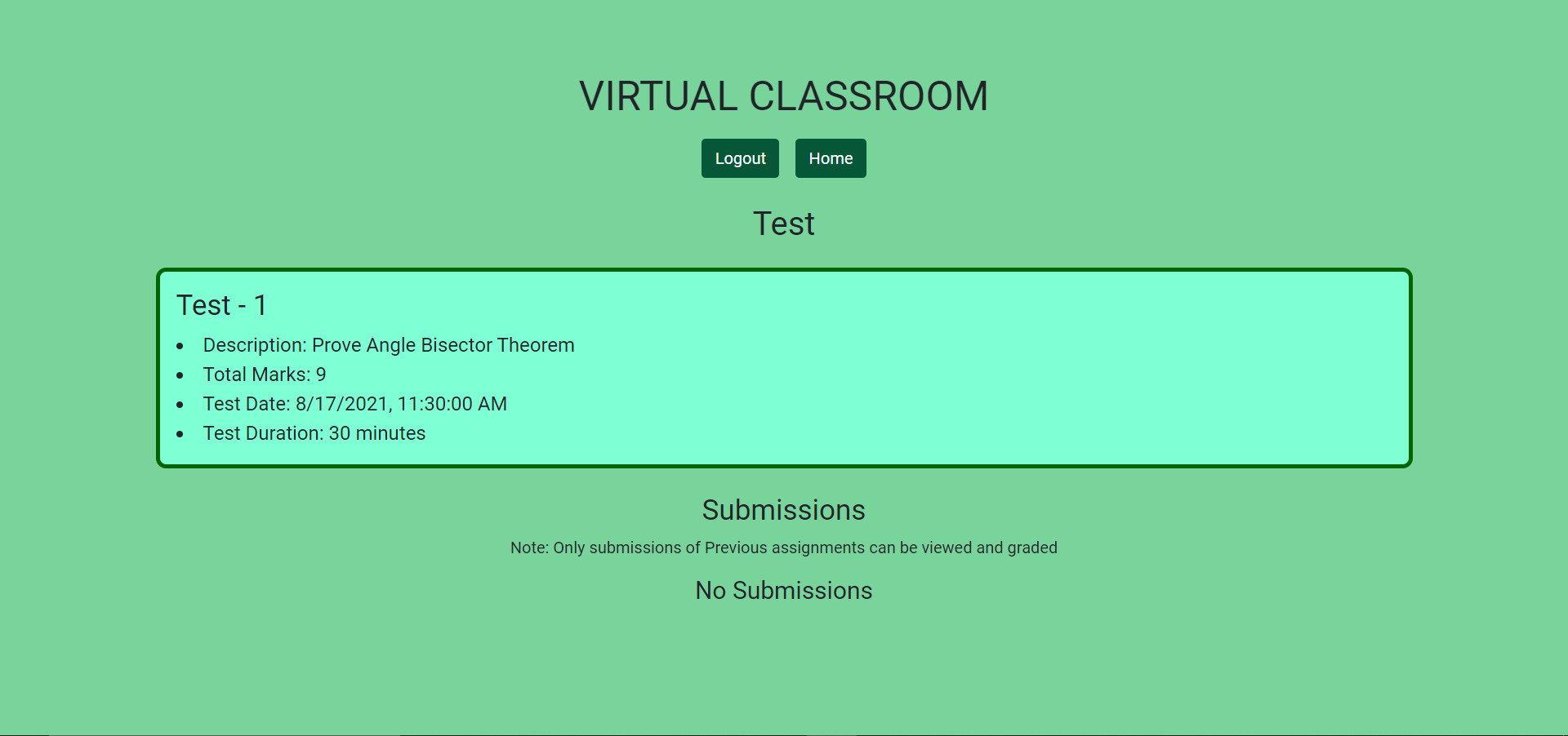 GitHub - SakshiVijay24/VirtualClassroom