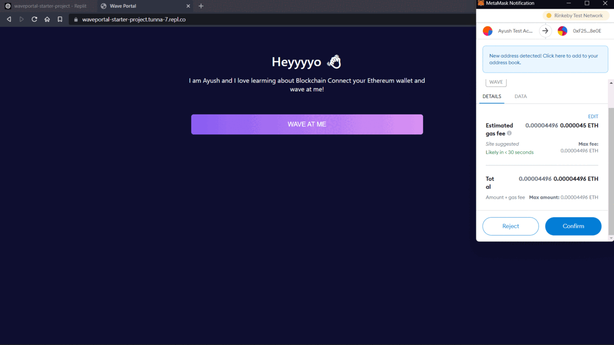 GitHub - tunna-7/Wave-Portal-_-: A Web3 App with Solidity and Ethereum Smart Contract