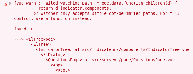The [Bug Report] Tree defaultProp children uses the Function console to report errors · Issue ...