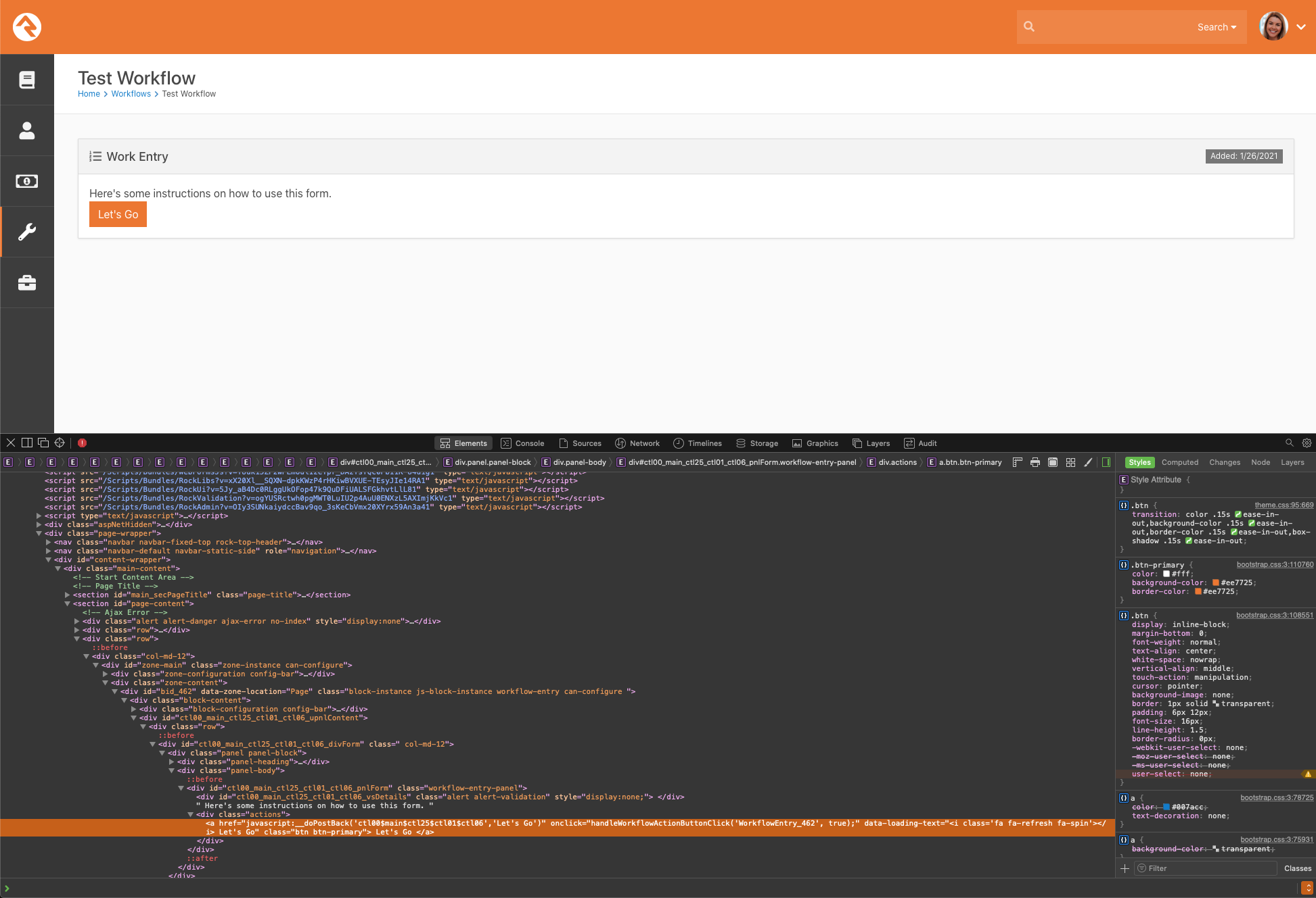 v12 - Apostrophe in Workflow Form Command Label Causes JavaScript Error · Issue #4568 ...