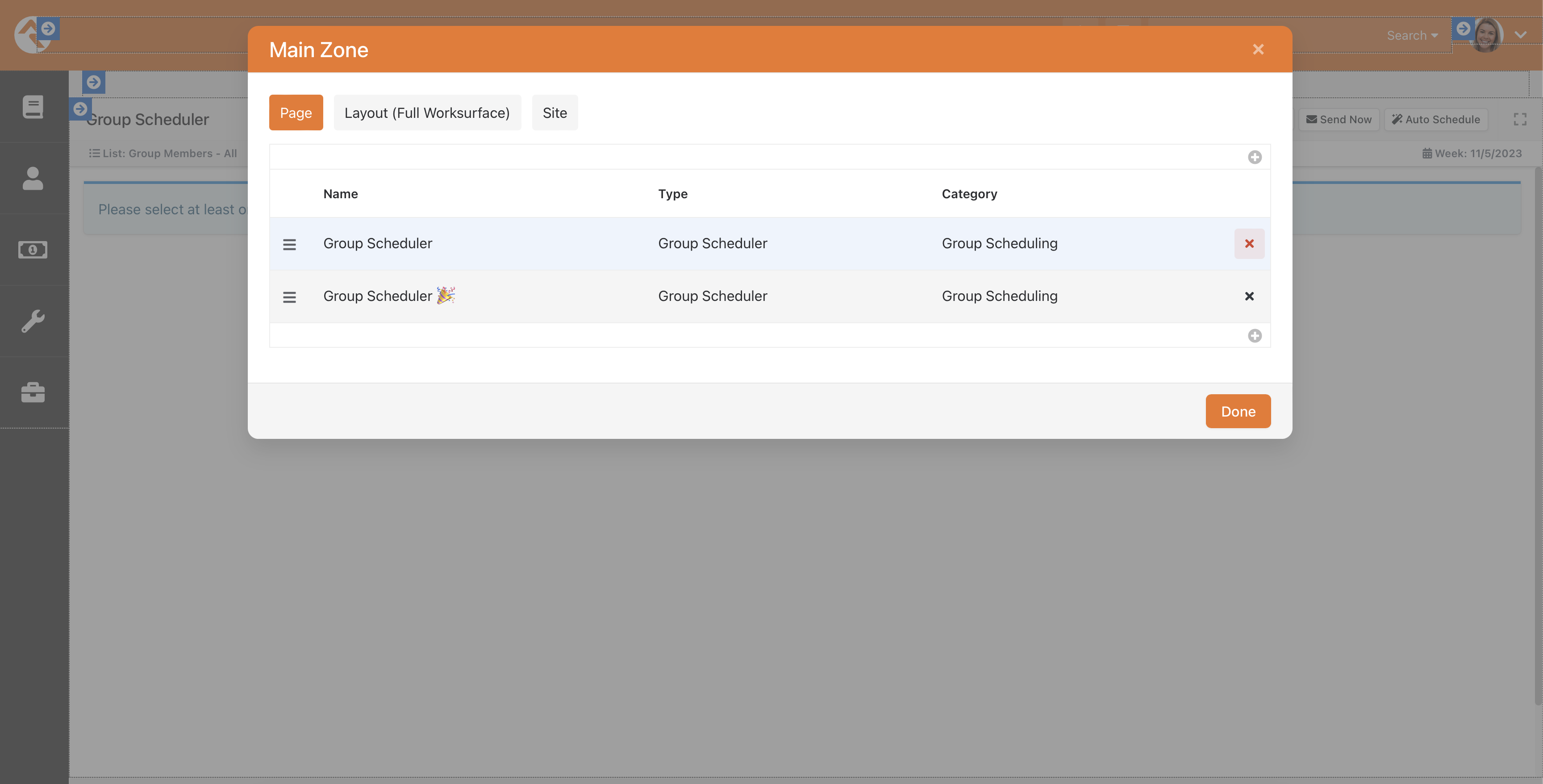 Obsidian Group Scheduler block incorrectly places vertical lines indicating min / desired / max ...