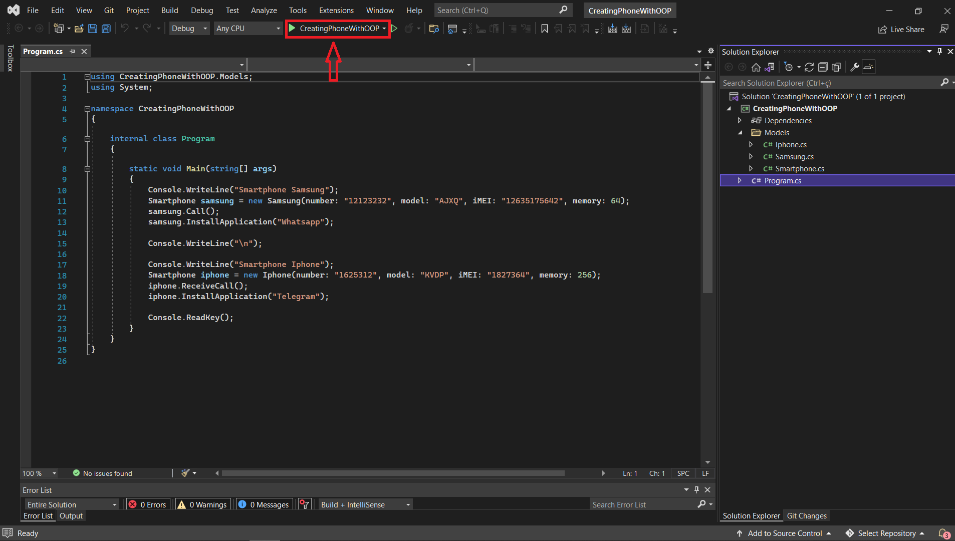 GitHub - AntonioReinaDev/Creating-Phone-With-OOP: Challenge: Creating a System and Abstracting a ...