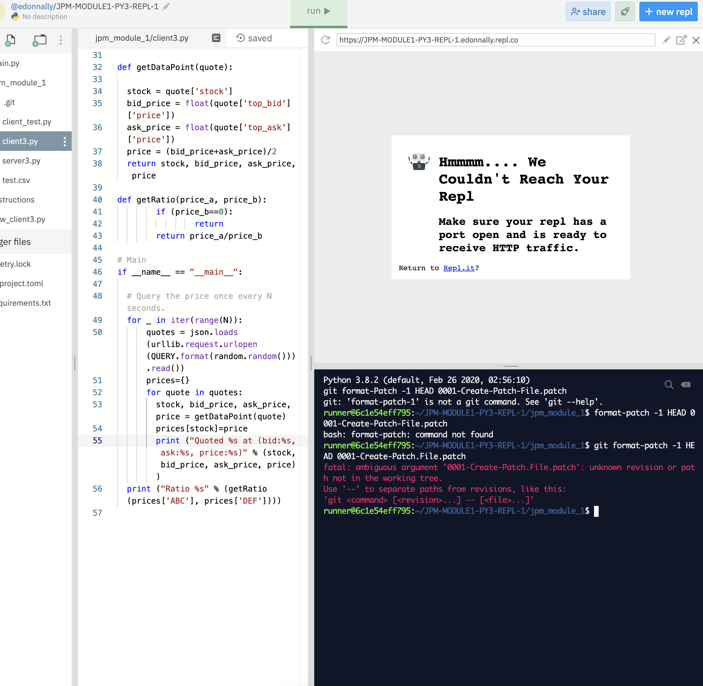 Cannot Create Patch File · Issue 183 · Insidesherpajpmc Tech Task 1 · Github 