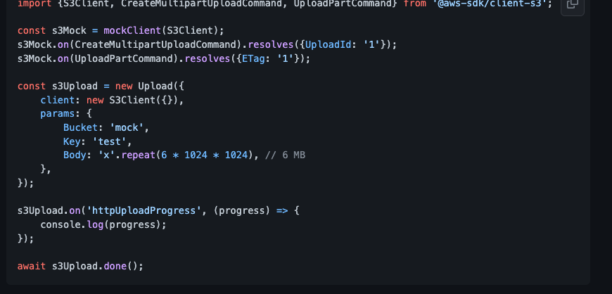 Trying to understand the documentation · Issue #114 · m-radzikowski/aws-sdk-client-mock · GitHub