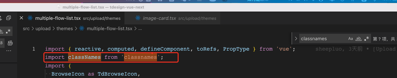 dev package.json 文件中缺少 classnames 依赖 · Issue #1779 · Tencent/tdesign-vue-next · GitHub