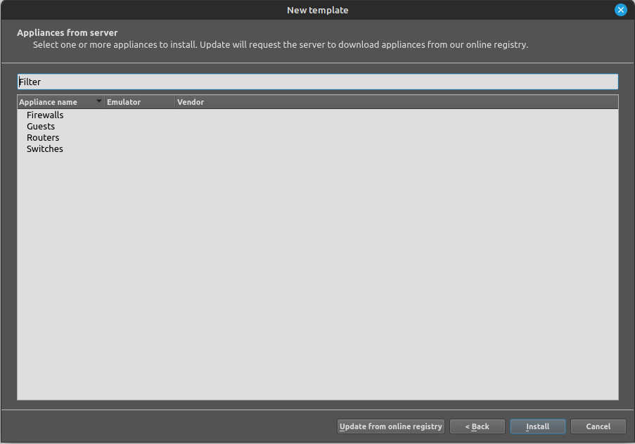 Server appliance list empty on clean install on Linux · Issue #2168 · GNS3/gns3-server · GitHub