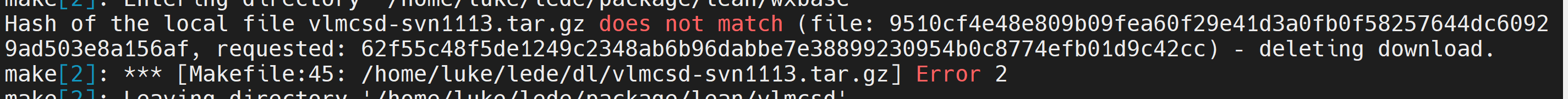 make download fail for vlmcsd (tar hash not match that requested in Makefile) · Issue #7012 ...