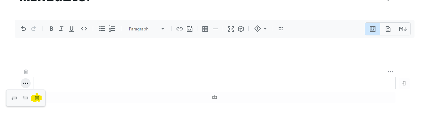 Deleting The Last Row Of A Table Causes An Error · Issue 53 · Mdx Editoreditor · Github
