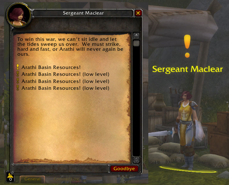 DB/Quest: The Battle for Arathi Basin! & Arathi Basin Resources! · Issue #25845 · TrinityCore ...