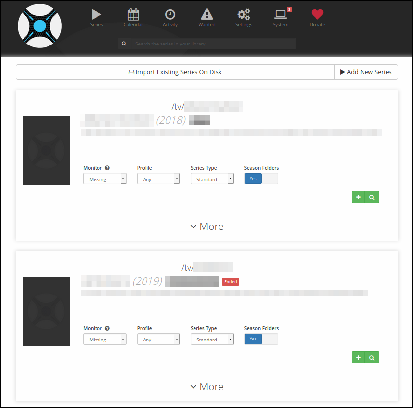 Rebuilt server will not show my TV Shows after Importing from Disk. · Issue #3907 · Sonarr ...