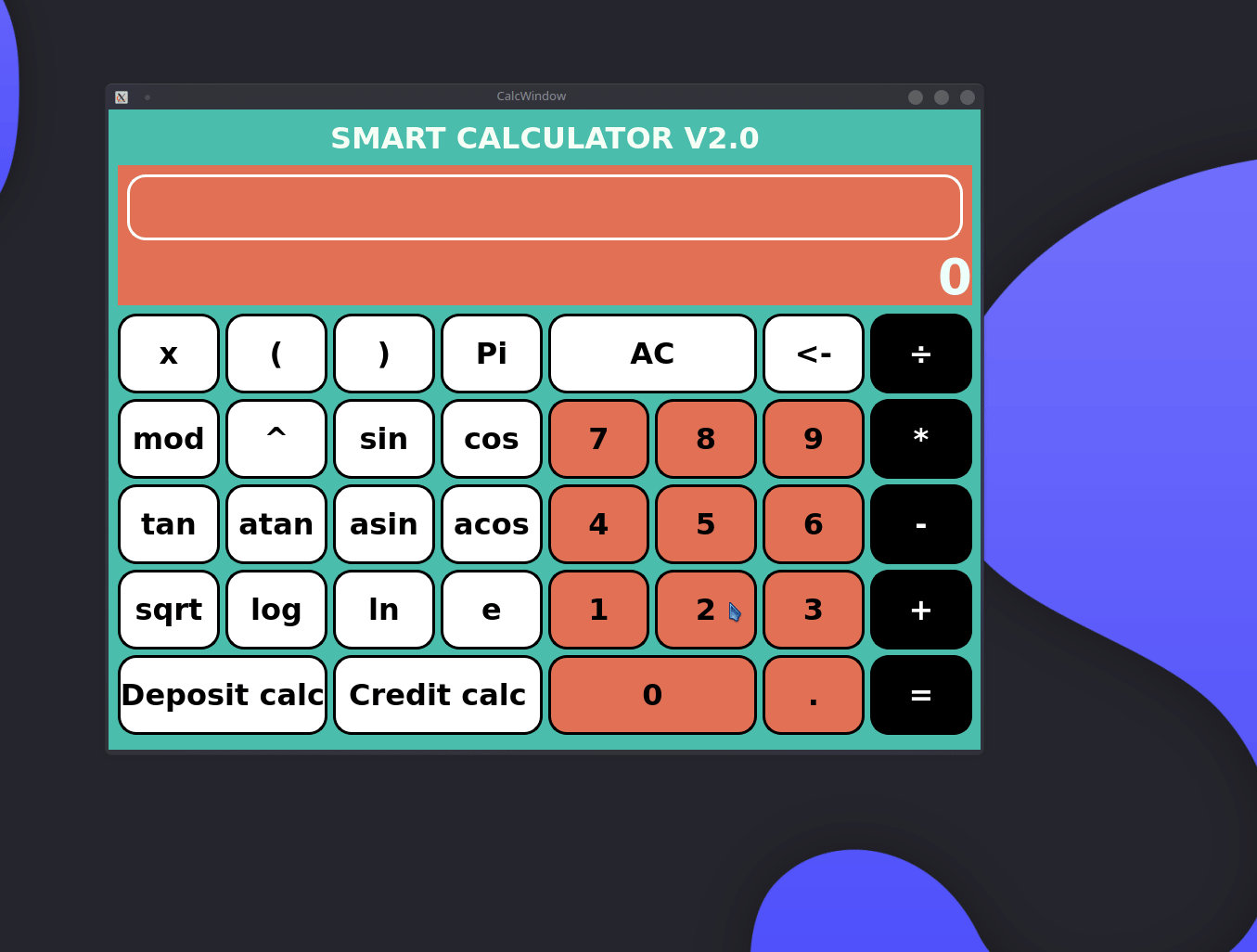 GitHub - NikitaRomanof/SmartCalc_V2.0