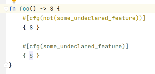 Wrong exit point highlighting of cfg-disabled expr · Issue #7973 ...