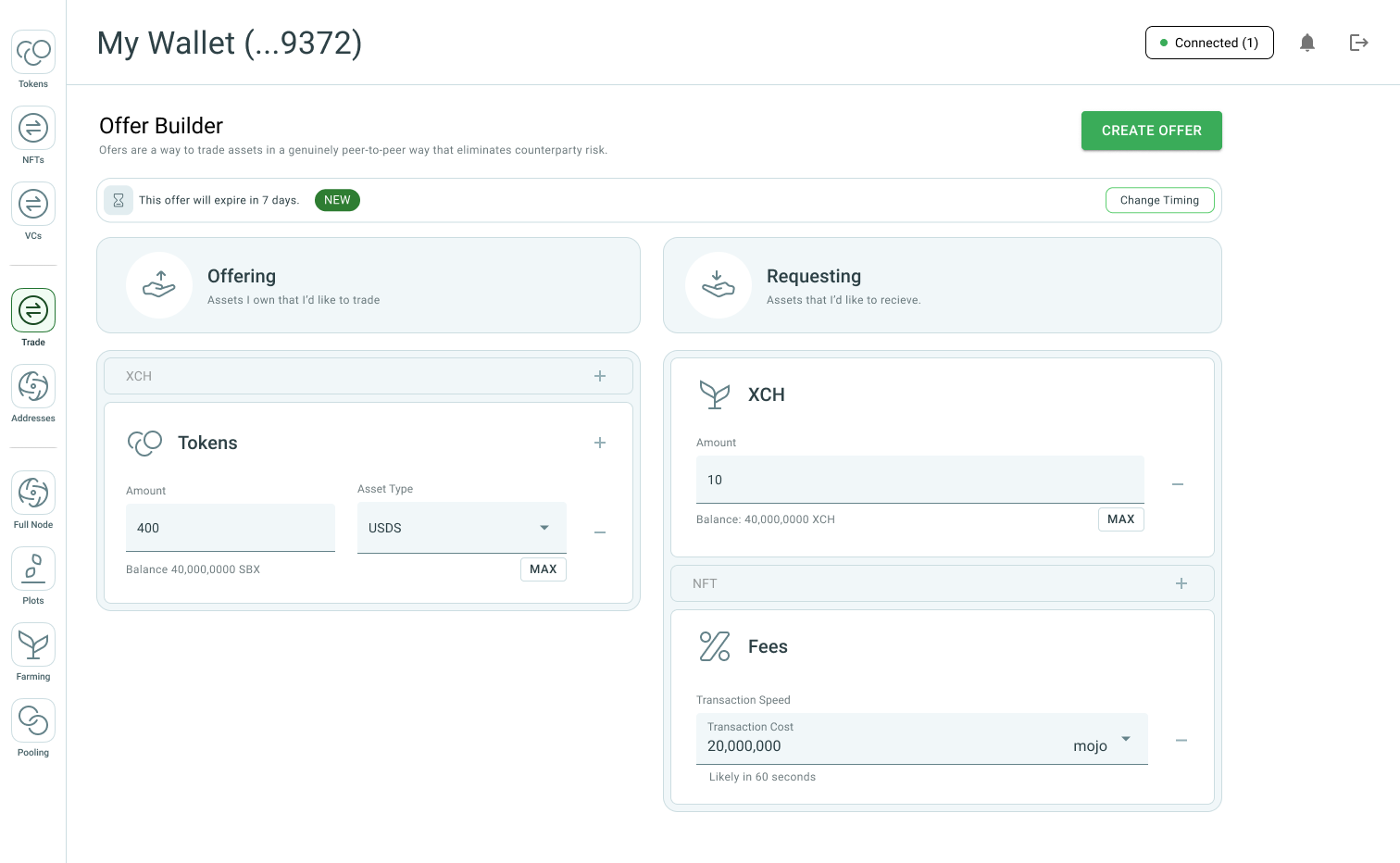Update Expiring Offer UI [UX Improvement] · Issue #2125 · Chia-Network/chia-blockchain-gui · GitHub