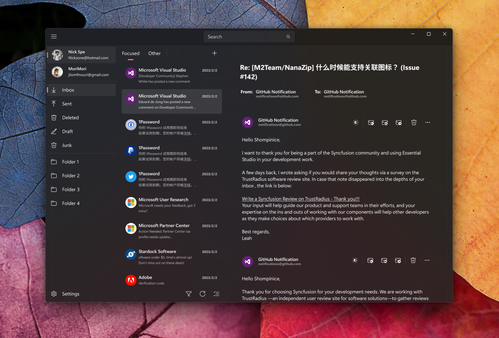 根据新版本设计图更新界面 · Issue #4 · MicaApps/Mail · GitHub
