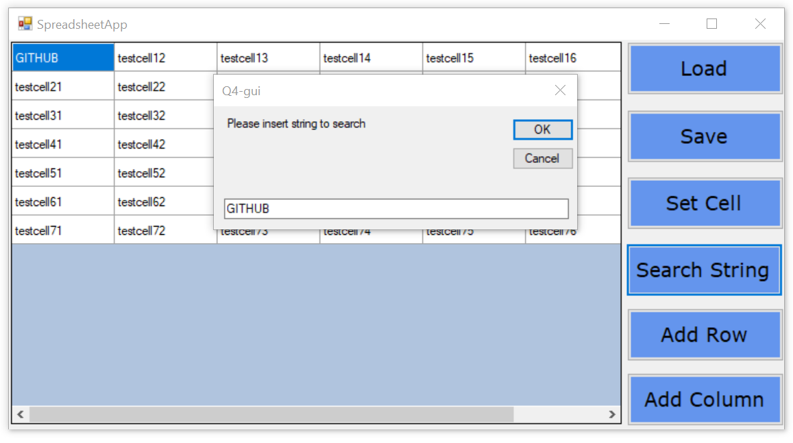Github Elbamit Spreadsheet App