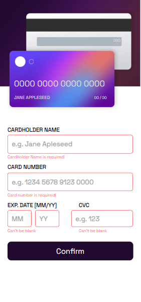 GitHub - lienadochuko/Interactive-card-details: Interactive card details form challenge on ...