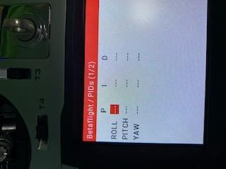 PIDs 1 no data display · Issue #352 · betaflight/betaflight-tx-lua-scripts · GitHub