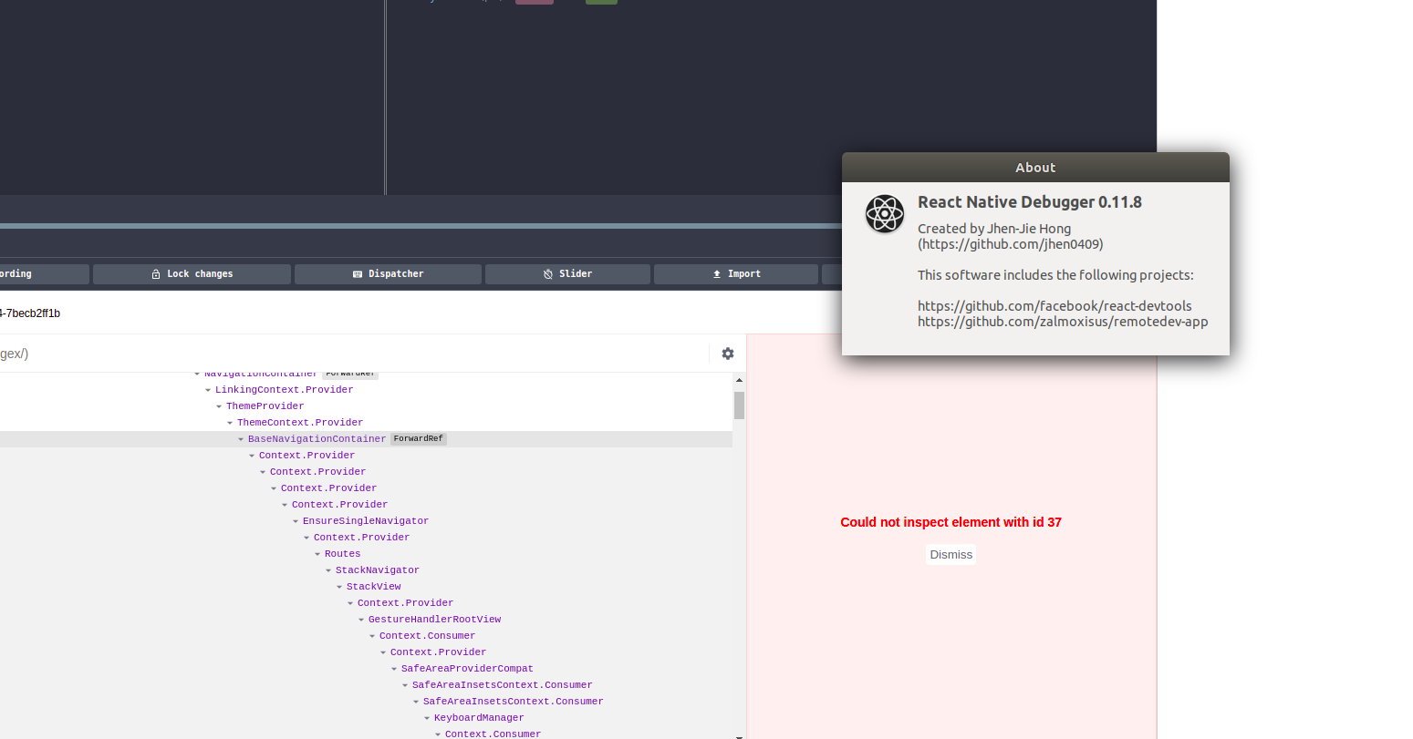 Can not inspect elements · Issue #612 · jhen0409/react-native-debugger · GitHub