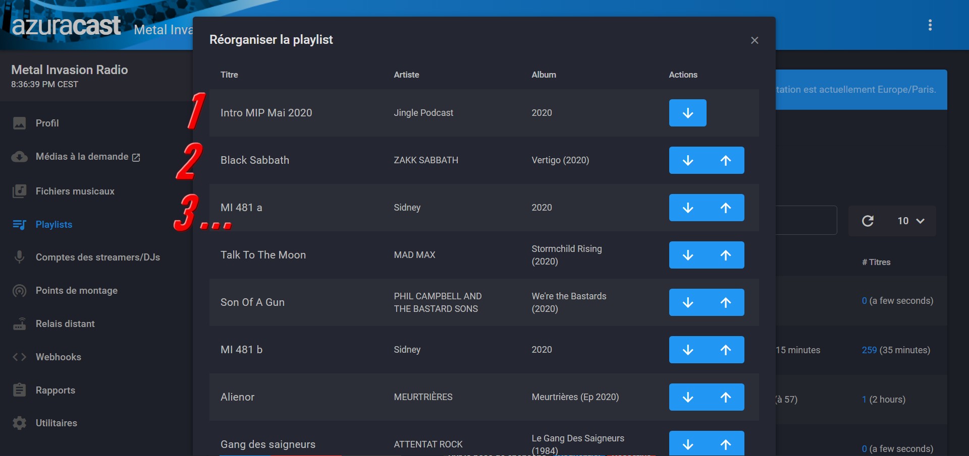 Play List : sequential mode not respected · Issue #3201 · AzuraCast/AzuraCast · GitHub