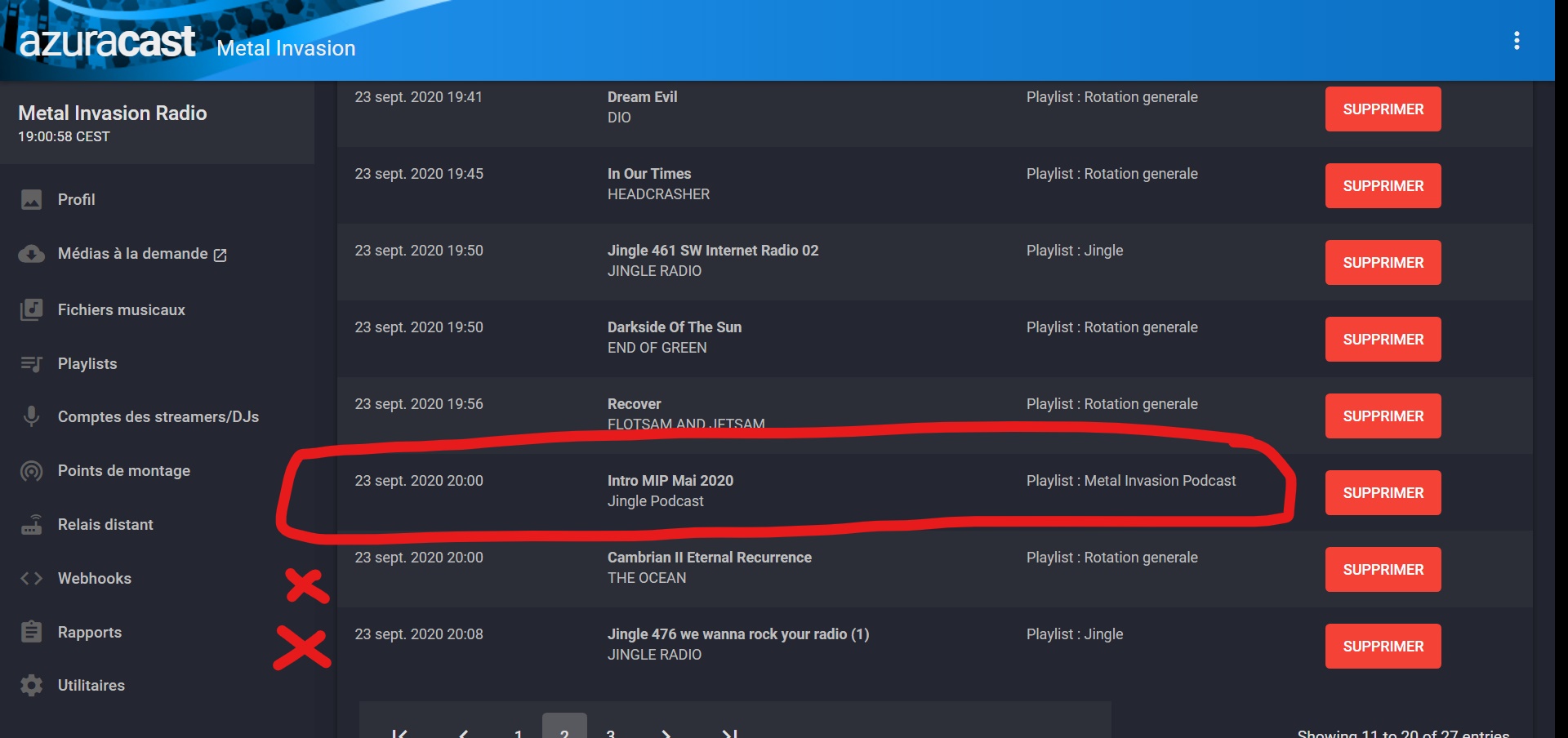 Play List : sequential mode not respected · Issue #3201 · AzuraCast/AzuraCast · GitHub