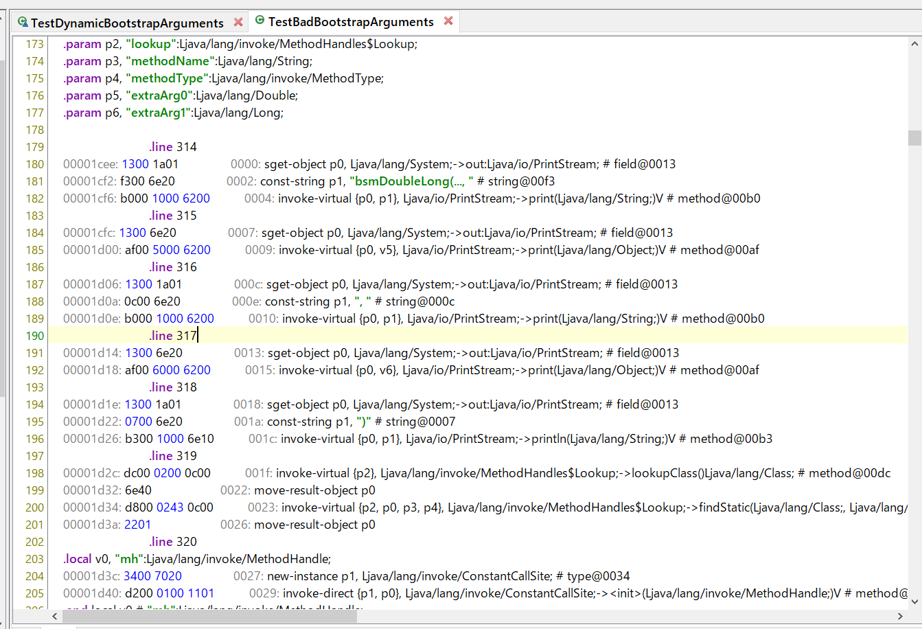 [feature] Bytes-Column for Smali Code · Issue #1114 · skylot/jadx · GitHub