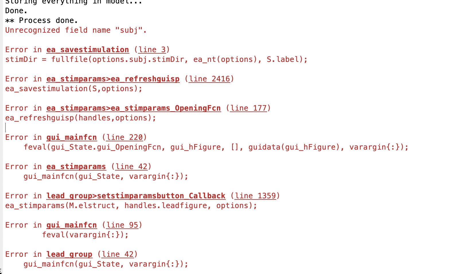 Stimulation in Lead Group doesn't work · Issue #837 · netstim/leaddbs · GitHub