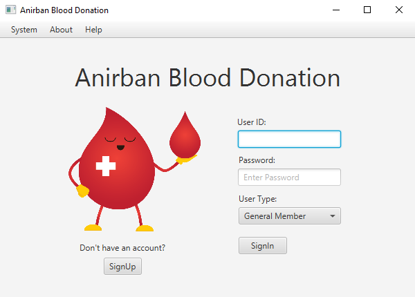 GitHub - Masumiub/Anirban-Blood-Donation-App: Anirban Blood Donation App(Desktop Application ...