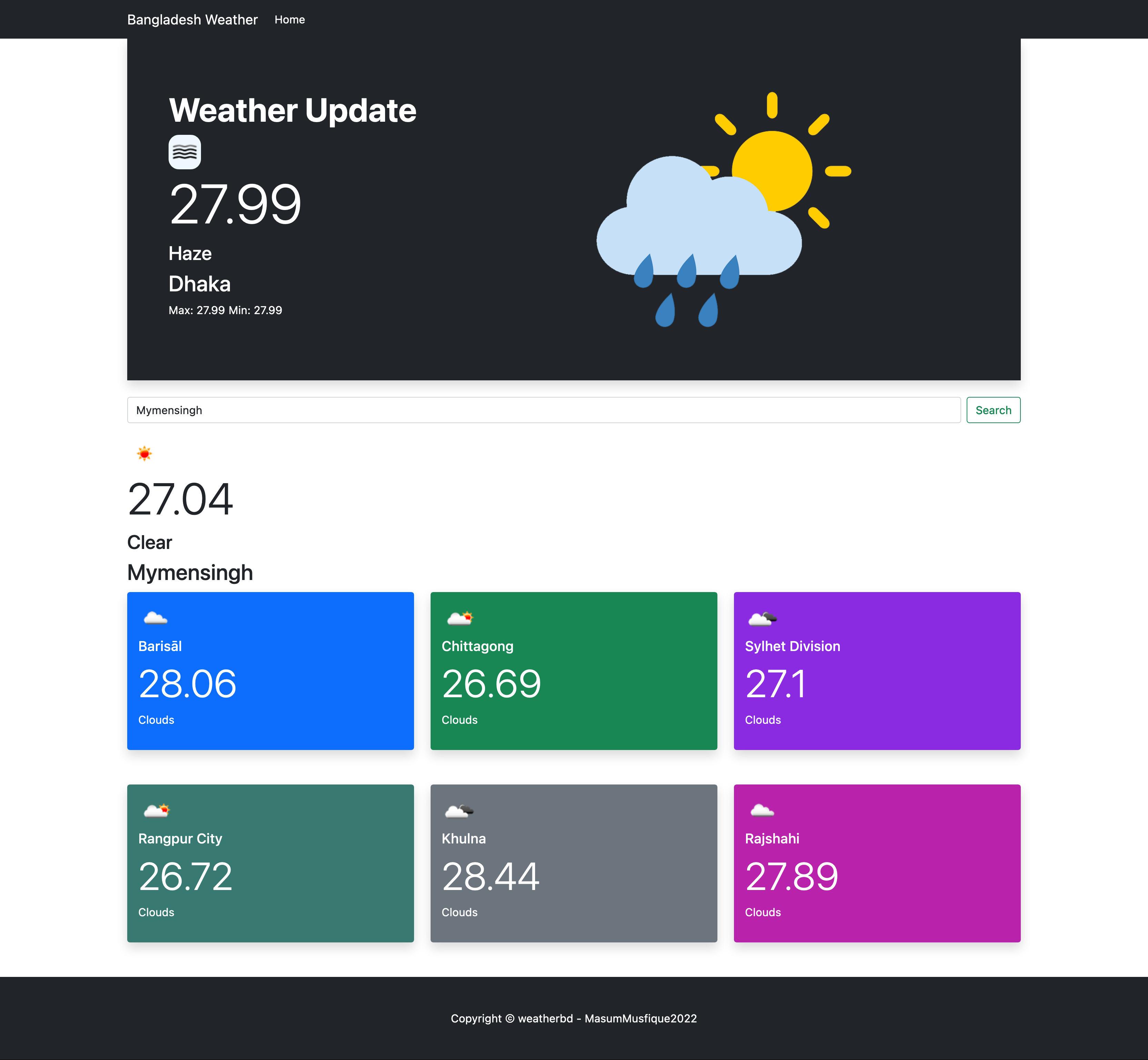 GitHub - Masumiub/CSE309-Assign3-Weather