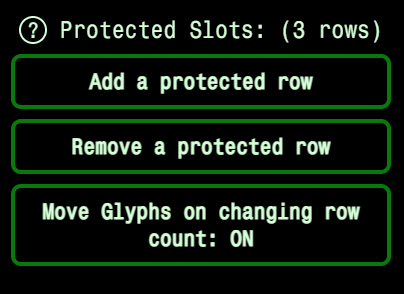option to automatically move glyphs on changing protected row count ...