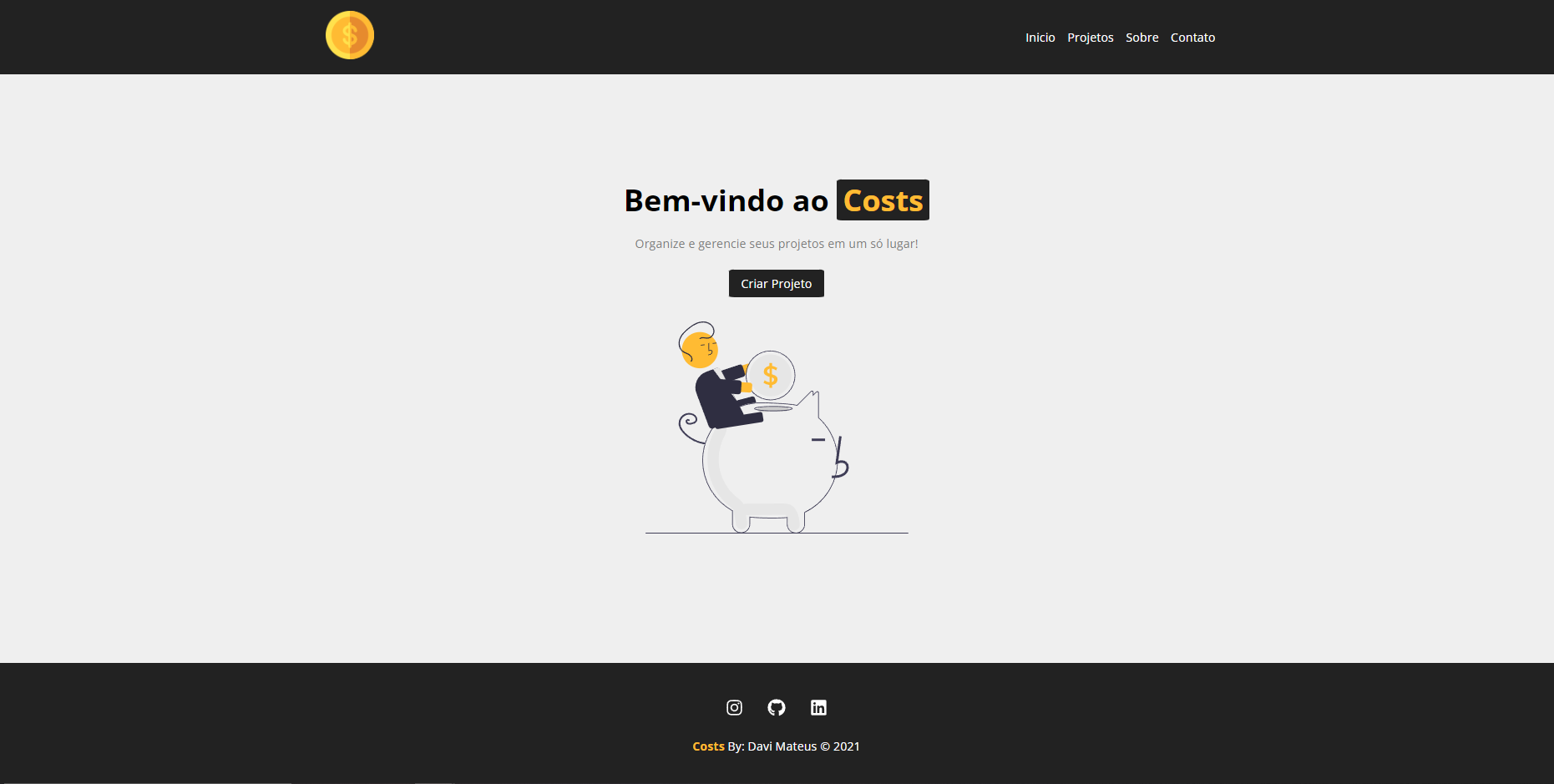 GitHub - davimateus1/GerenciadorDeProjetos: O Costs é um gerenciador de projetos que faz com que ...