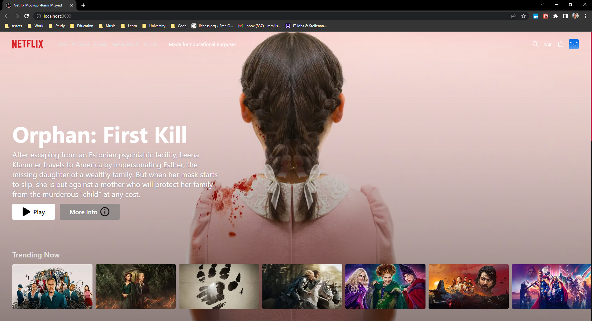GitHub - RamiMizyed/netflixclone