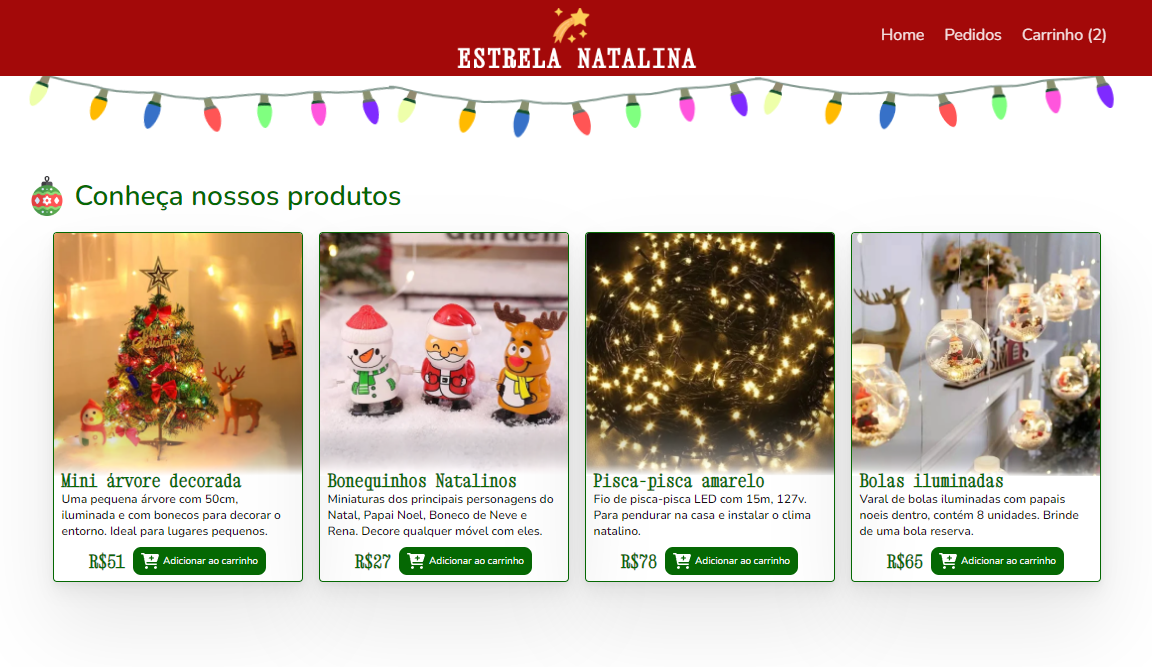 GitHub - micaelmi/e-commerce-js: Uma lojinha virtual feita com HTML ...