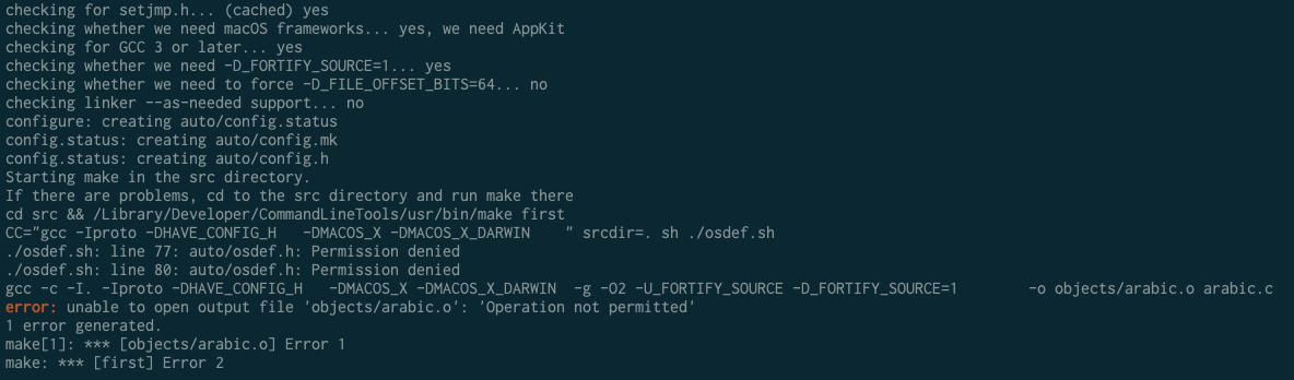 vim 8.2 Build failure on macOS 10.14.6 · Issue #5766 · vim/vim · GitHub