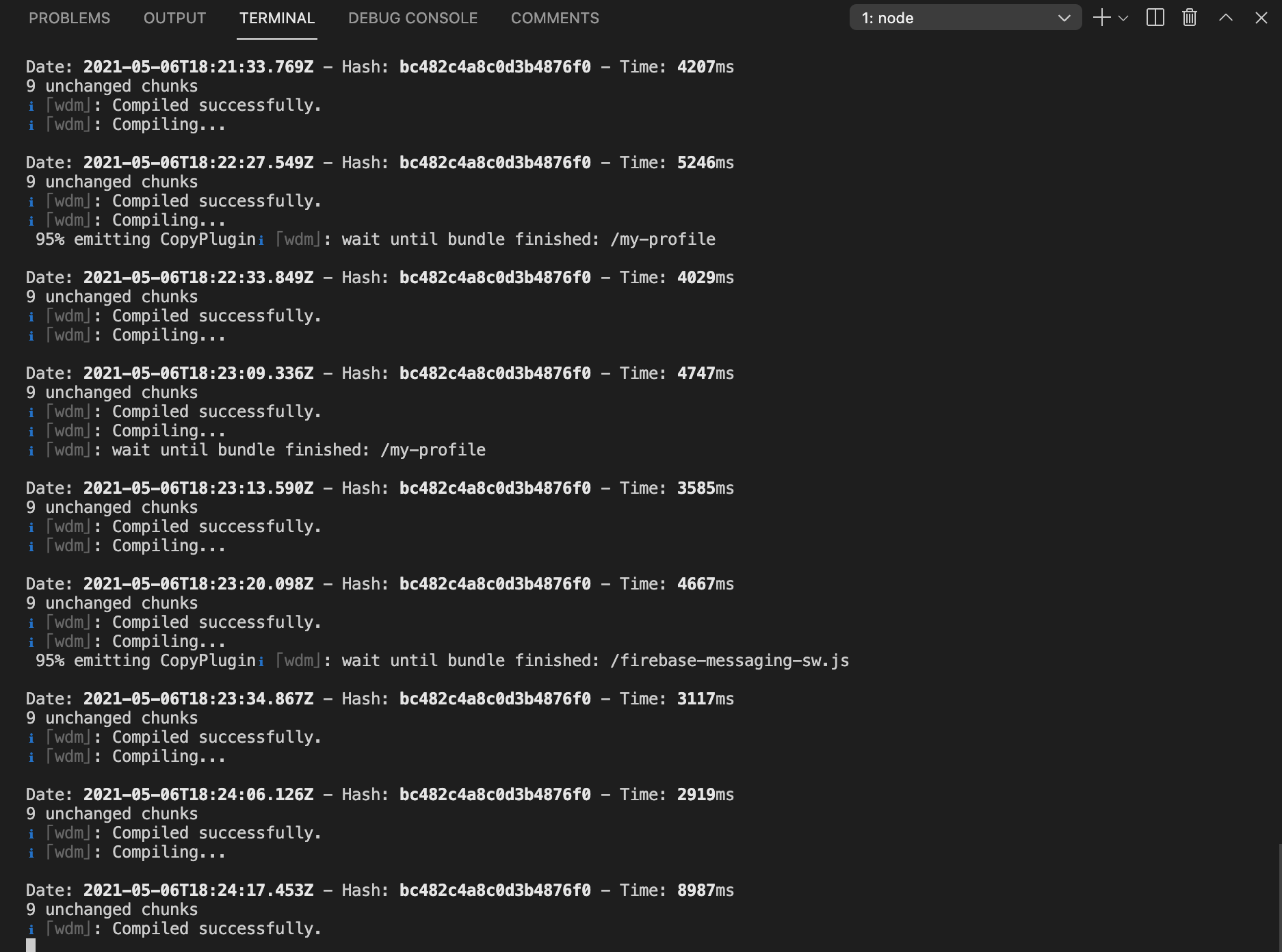 VS keeps compiling · Issue #122864 · microsoft/vscode · GitHub